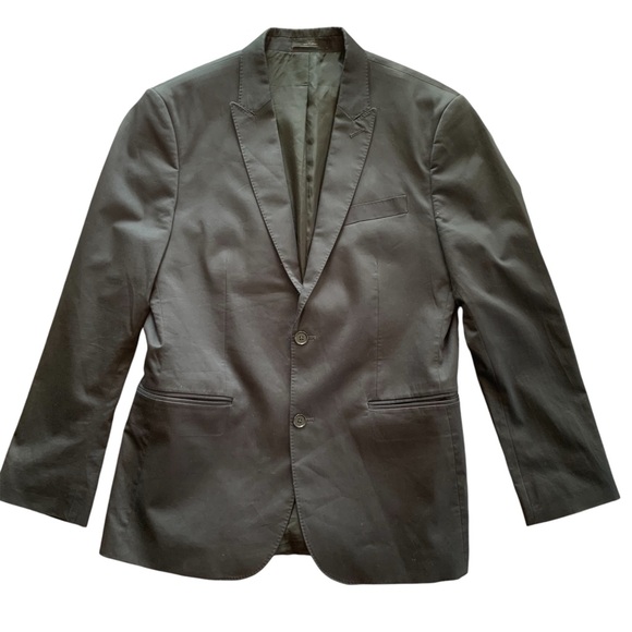Express | Suits & Blazers | Express Solid Dark Gray Suit Jacket Formal ...